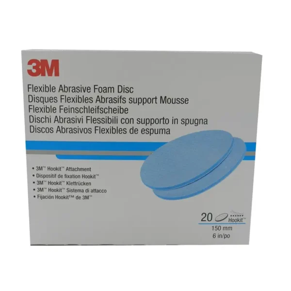 3M 33540 Flexible Foam Abrasive 800g 150mm, 20 Per Box - RISE Distributors