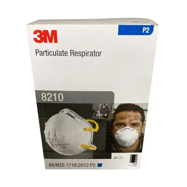 3M 8210 Particulate Respirator P2 Dust Mist Box Of 20 - RISE Distributors